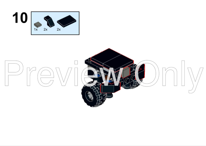 Lego Moc Multipurpose Black Suv By Crysh Rebrickable Build With Lego