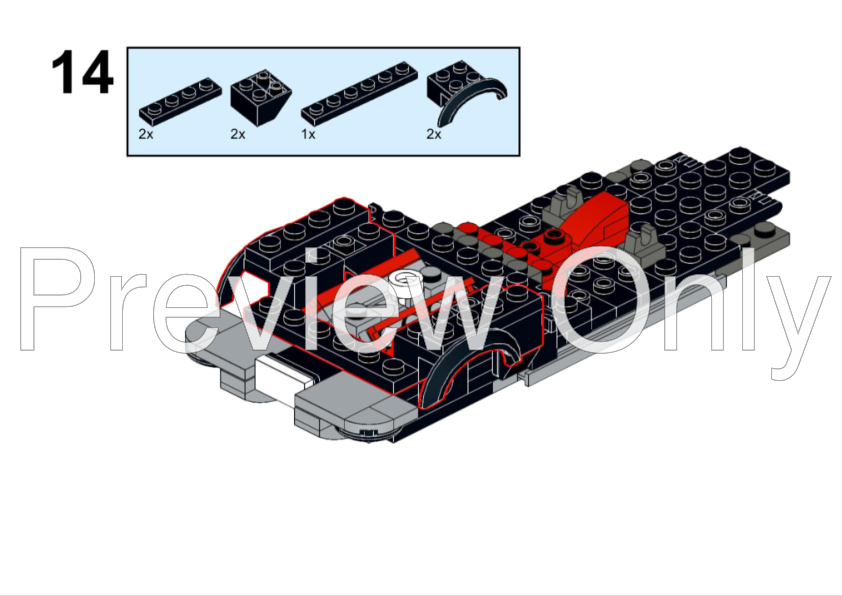 LEGO MOC Corvette C2 Stingray by Double_U_Bricks | Rebrickable - Build ...