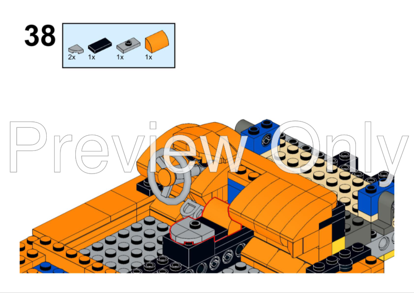 Lego Moc Bugatti Veyron Supersport By Giganbrick Rebrickable Build