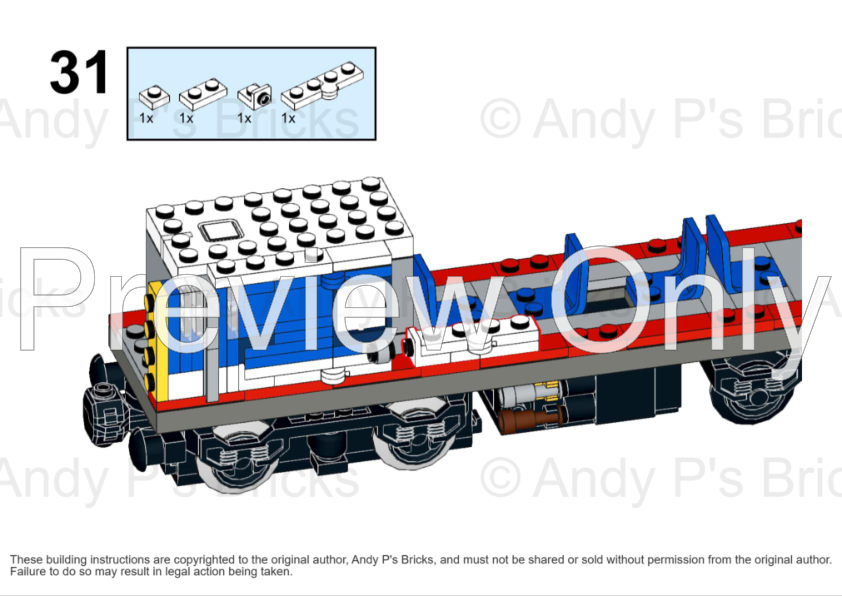 LEGO MOC Class 121 'Bubblecar' Diesel Railcar Train in Network ...