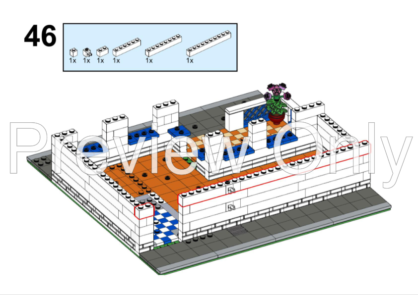 LEGO MOC Greek Restaurant by bhelms | Rebrickable - Build with LEGO