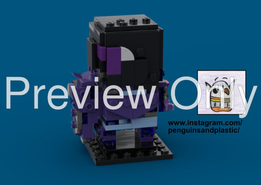 LEGO MOC Risk of Rain 2- Void Fiend Brickheadz by Penguins and plastic ...