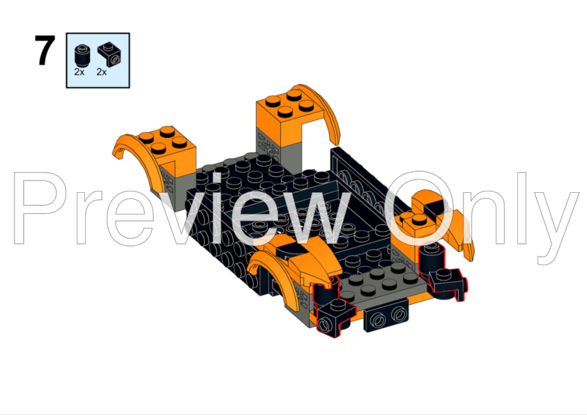 LEGO MOC-141574 Mclaren 765 LT by ryangc_productions | Rebrickable ...