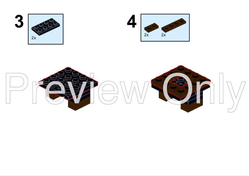 LEGO MOC Luthen Rael Brickheadz by FMbricks | Rebrickable - Build with LEGO