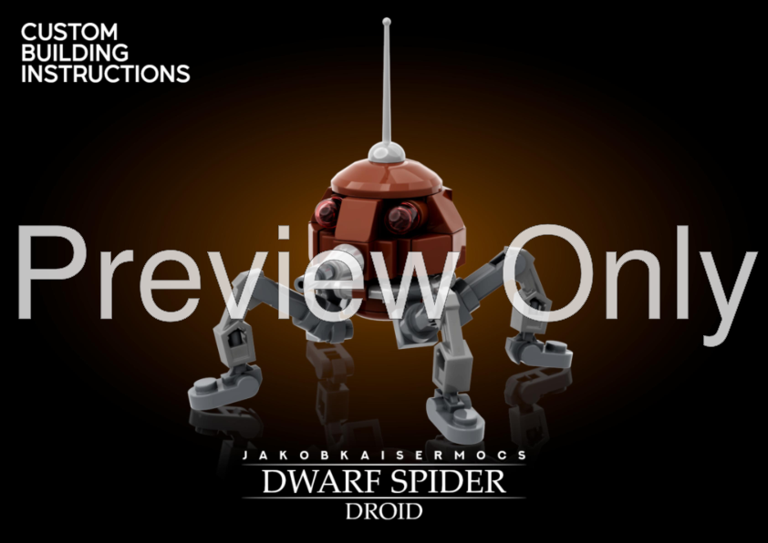 LEGO MOC Dwarf Spider Droid by JakobKaiserMOCs | Rebrickable - Build ...