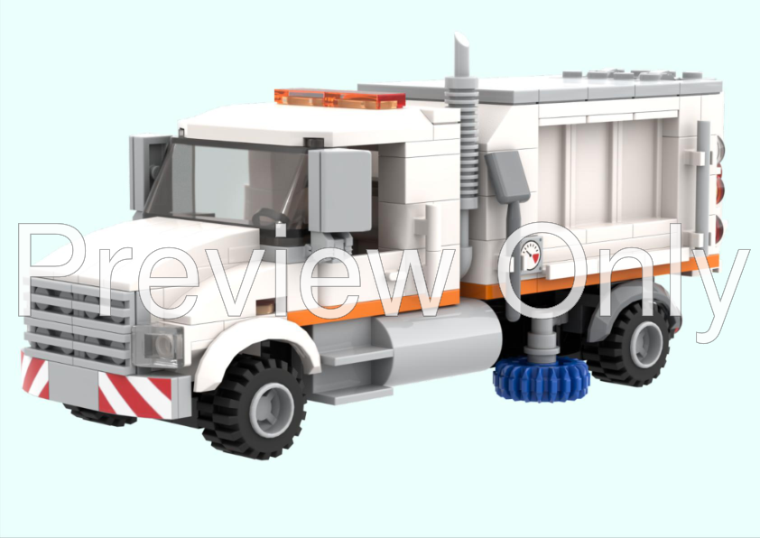 LEGO MOC Street Sweeper by JIDBrickCreations | Rebrickable - Build with ...