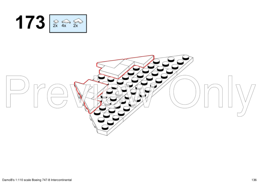LEGO MOC Boeing 747-8 Intercontinental by DamoB by DamoB | Rebrickable ...
