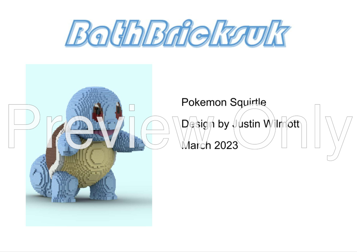 LEGO MOC Squirtle by Wilmottslego | Rebrickable - Build with LEGO