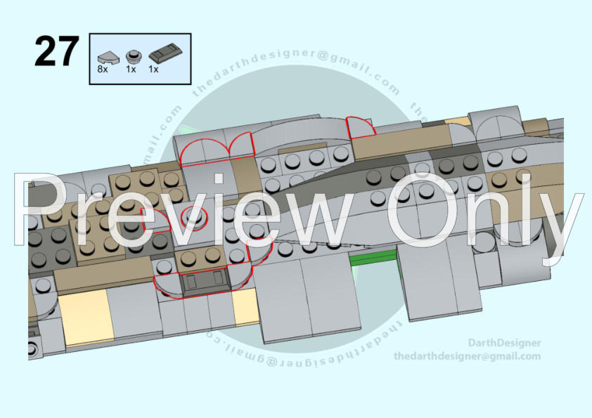 Lego Moc Mc 80 Liberty 14000 Scale By Darthdesigner Rebrickable