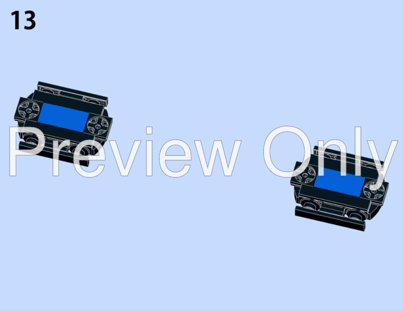 LEGO MOC Articulated Tram with Bellows (City, Blue Livery Version) by ...