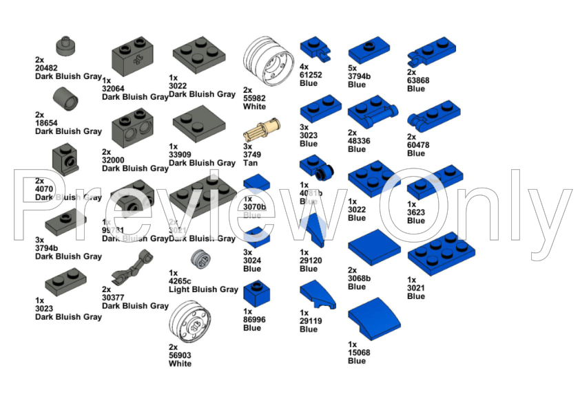 LEGO MOC FORD – NEW HOLLAND 5635 by BrickScheme | Rebrickable - Build ...