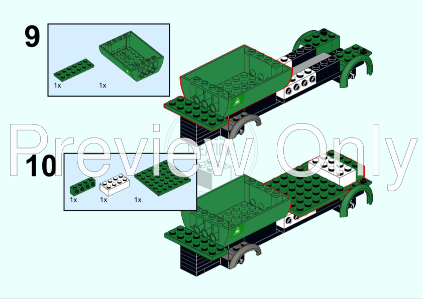 LEGO MOC Octan Fuel Truck by JIDBrickCreations | Rebrickable - Build ...