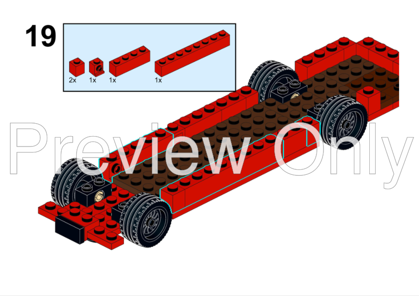 LEGO MOC Routemaster British Double Decker London Bus 6 stud wide by ...