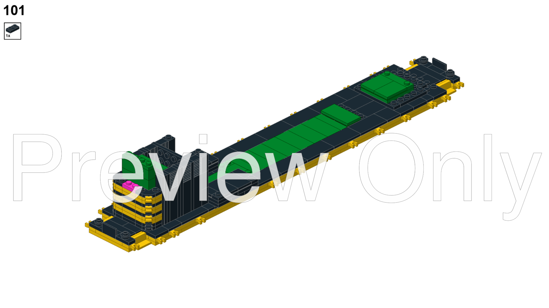 LEGO MOC Diesel locomotive -- Alaska Railroad ALCO MRS-1 -- MOC by ...