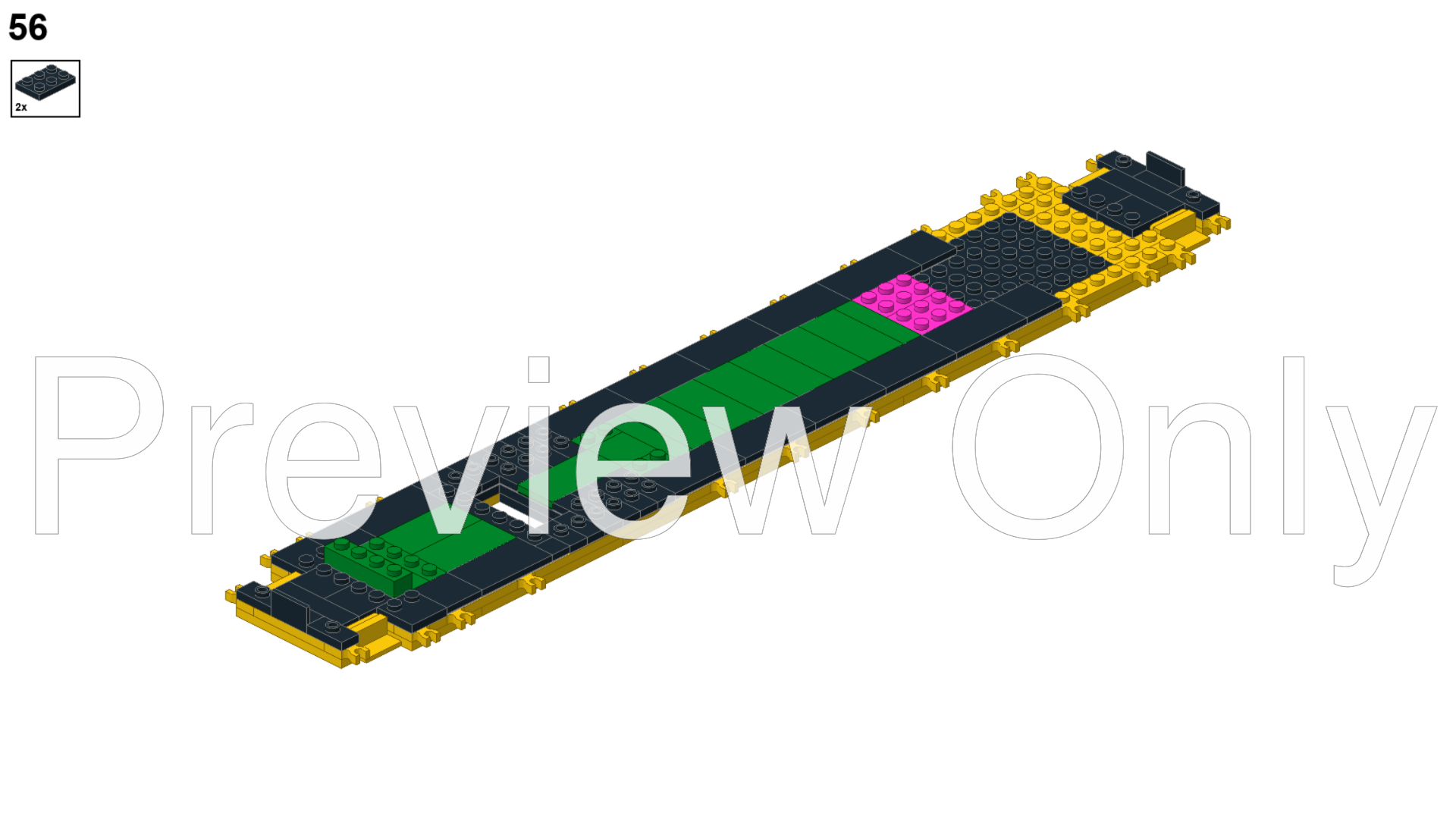 LEGO MOC Diesel locomotive -- Alaska Railroad ALCO MRS-1 -- MOC by ...