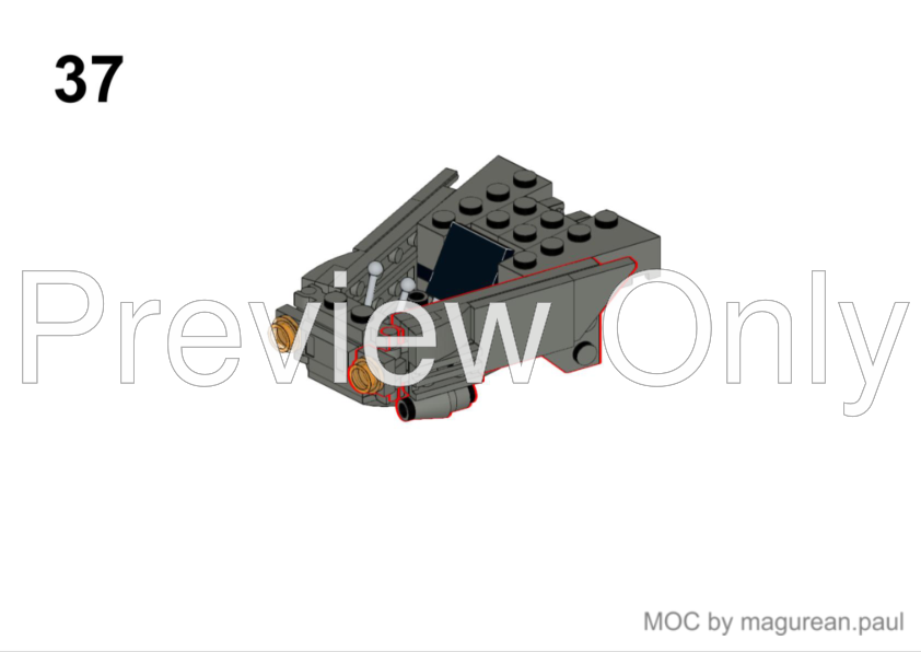 Lego Moc Terran Goliath By Magureanpaul Rebrickable Build With Lego