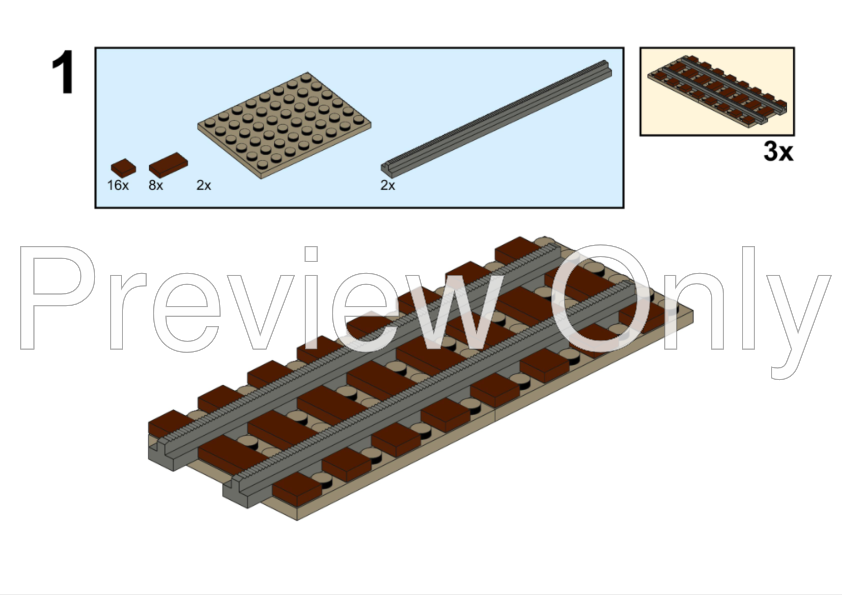 LEGO MOC Class 01 (BR 01) in H0 scale for 4 stud wide track by williweb ...