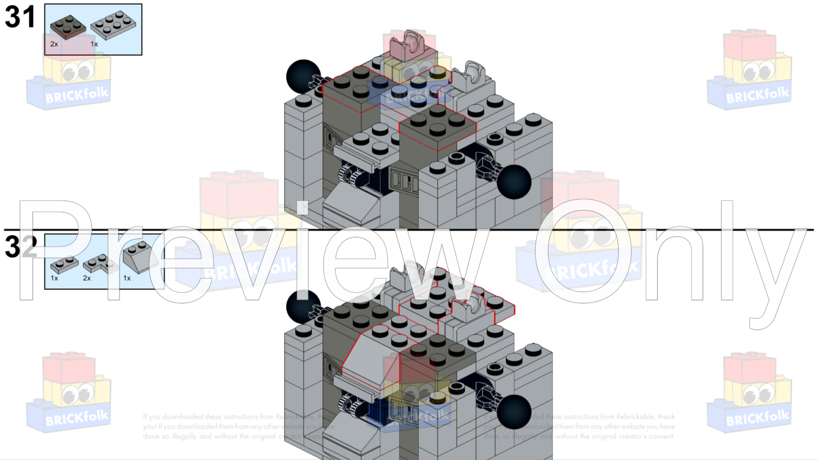 LEGO MOC Mecha Dragon by brickfolk | Rebrickable - Build with LEGO