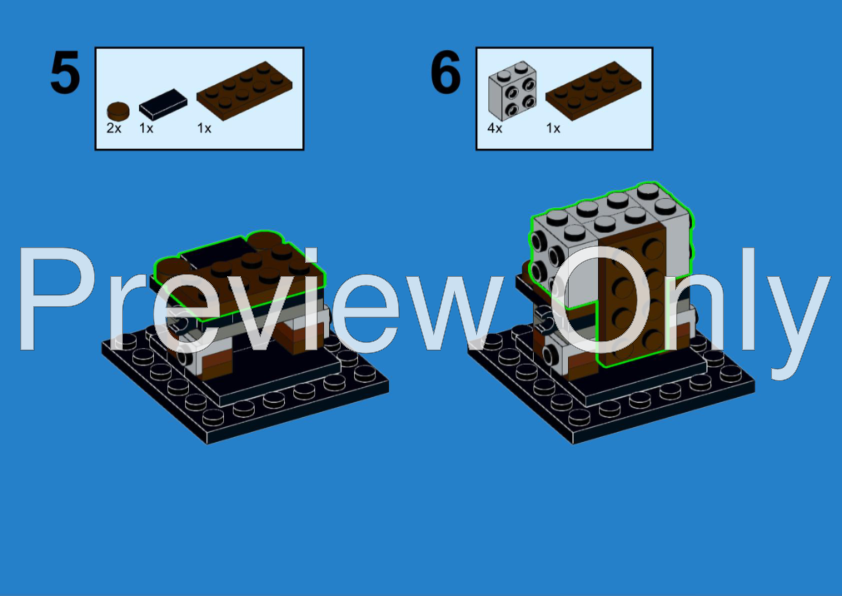 LEGO MOC Risk of Rain 2- Bandit Brickheadz by Penguins and plastic ...