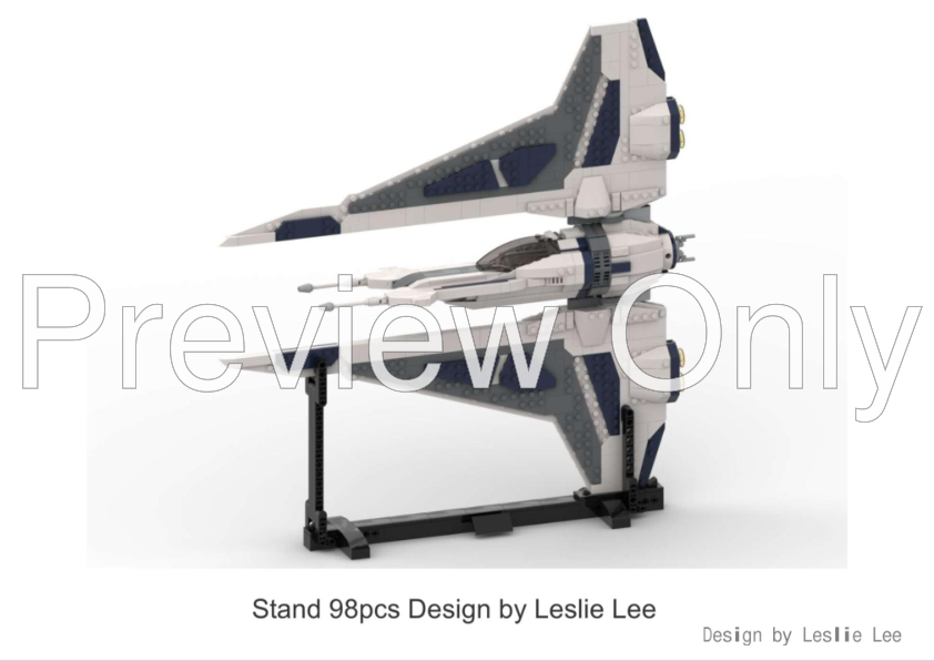 LEGO MOC Mandalorian starfighter Kom'rk-class fighter by LeslieLee ...