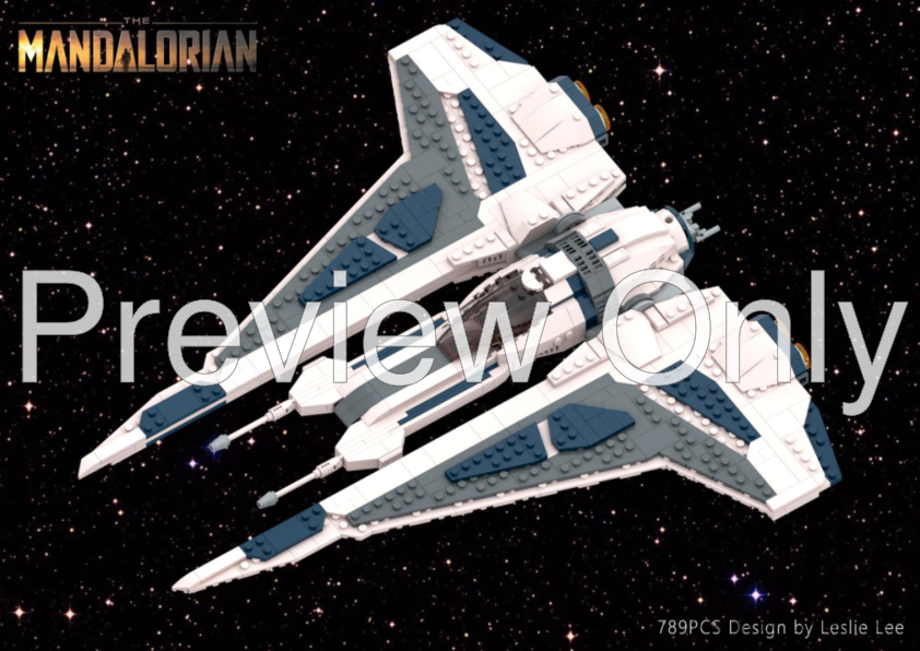 LEGO MOC Mandalorian starfighter Kom'rk-class fighter by LeslieLee ...
