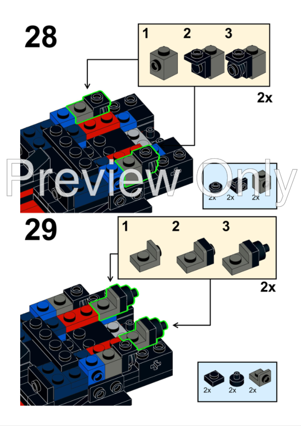 LEGO MOC Lamborghini Huracan Performante and Performante Spyder and Twin Turbo - Dark Blue by ...