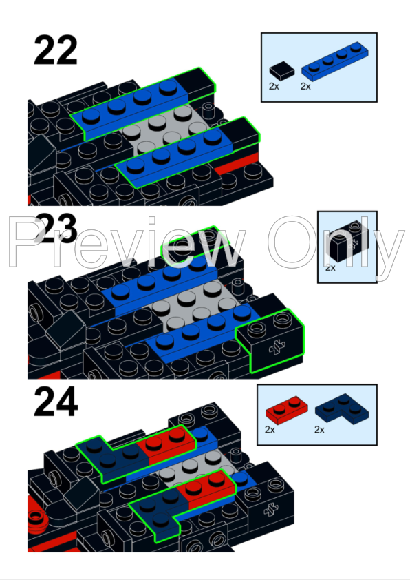 LEGO MOC Lamborghini Huracan Performante and Performante Spyder and Twin Turbo - Dark Blue by ...