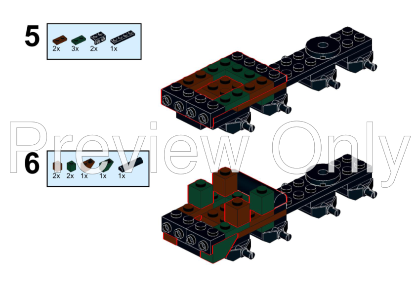 LEGO MOC TATRA 813 KOLOS 3pack by petryca | Rebrickable - Build with LEGO