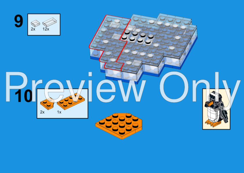 LEGO MOC Gentoo Penguin by Penguins and plastic | Rebrickable - Build ...