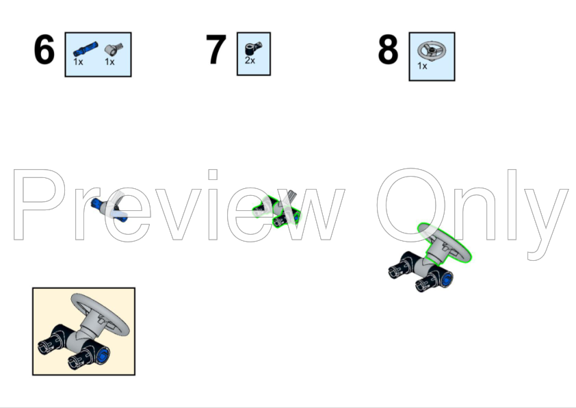 LEGO MOC Light Pickup with 4x4 Chassis 2L Control+ by stily ...
