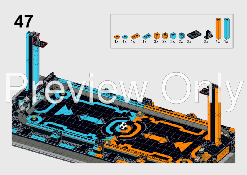 LEGO MOC Modular Rocket League Arena by aaronaar | Rebrickable - Build ...