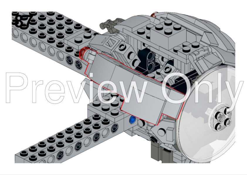 LEGO MOC TIE Adv-x1 by sok904 | Rebrickable - Build with LEGO
