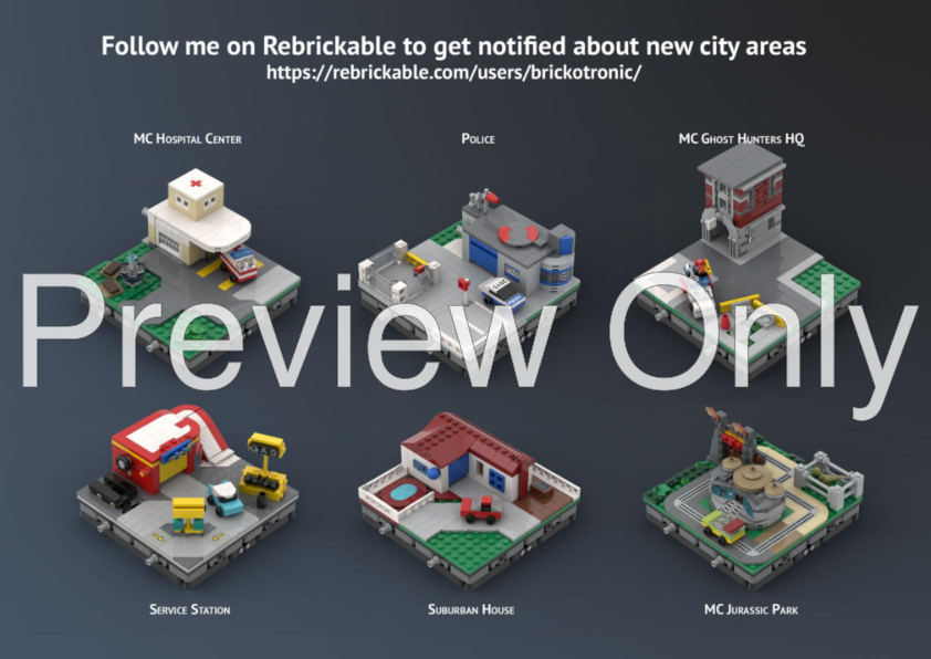 LEGO MOC Mobile City Forbidden Ruins by brickotronic | Rebrickable ...