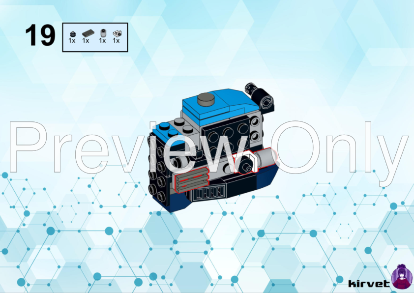 LEGO MOC 31114 Hover Bike by Kirvet | Rebrickable - Build with LEGO