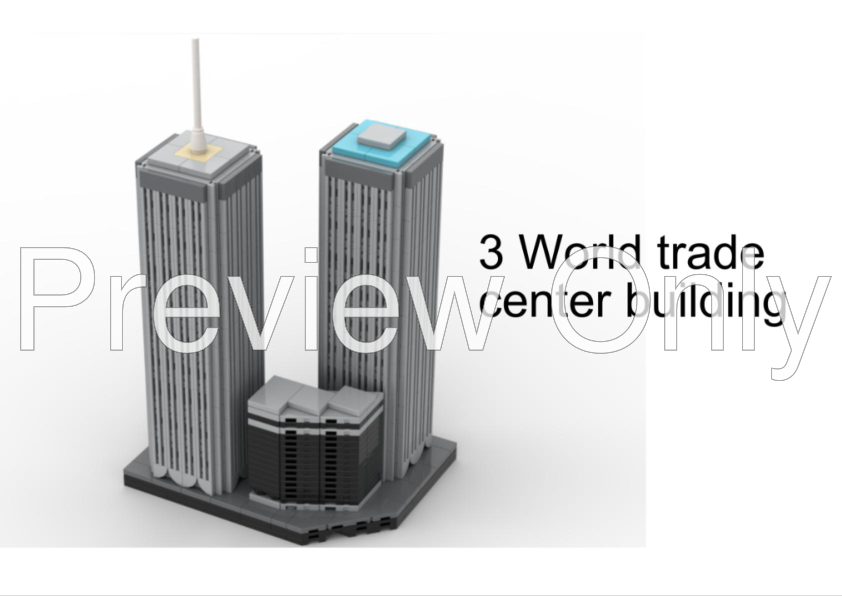 LEGO MOC-144519 The Twin Towers by dutch_builds | Rebrickable - Build ...