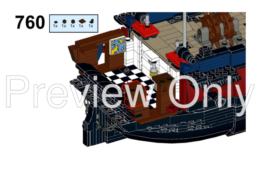 LEGO MOC French Frigate "L'Emeraude " by boeing_787_8_dreamliner ...