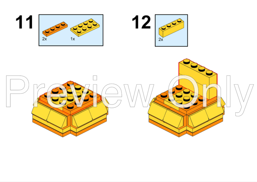 LEGO MOC Brickheadz Princess Daisy by Brickheaderz | Rebrickable ...