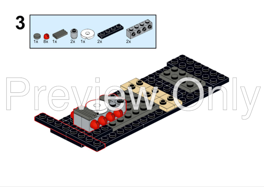 LEGO MOC MIAMI VICE - Ferrari Daytona by Double_U_Bricks | Rebrickable ...