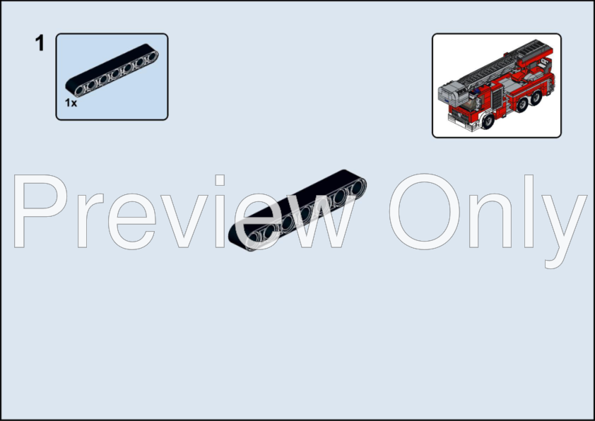 LEGO MOC Utrecht Fire Ladder Truck by mausbricks | Rebrickable - Build ...