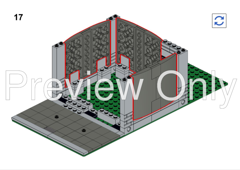 LEGO MOC Wallstreet Bldg (facade only) by Brick Artisan | Rebrickable ...