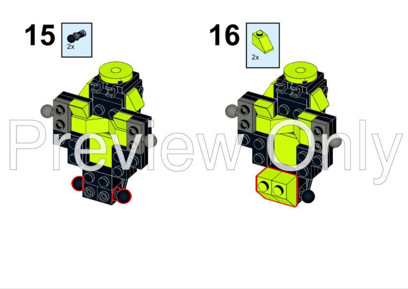 LEGO MOC Mech MH-M-2 by graeymaelkyn | Rebrickable - Build with LEGO