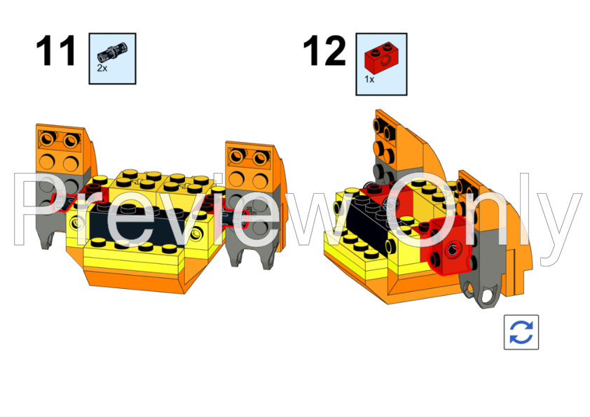 LEGO MOC Charizard (Pokémon) by Brick_Ideas | Rebrickable - Build with LEGO