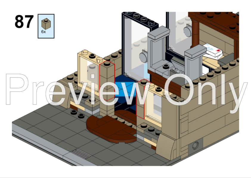 LEGO MOC Local Post Office by Turtle Time Bricks | Rebrickable - Build ...