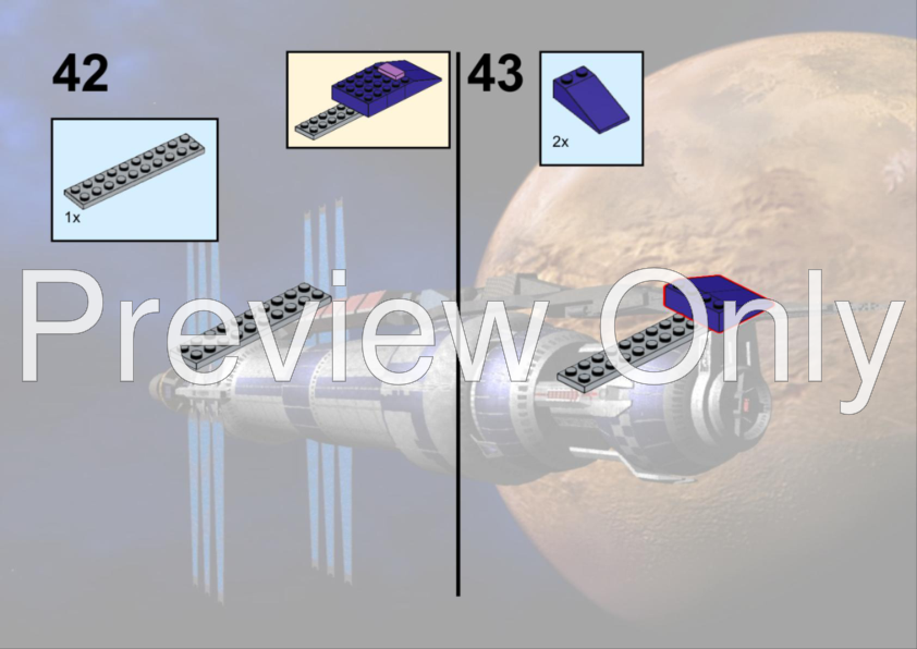 LEGO MOC Babylon 5 White Star by Dethark75 | Rebrickable - Build with LEGO