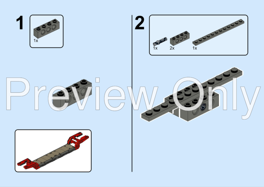 LEGO MOC 24-Wheel Girder Trailer - RBHC by HardytheDoggo | Rebrickable ...