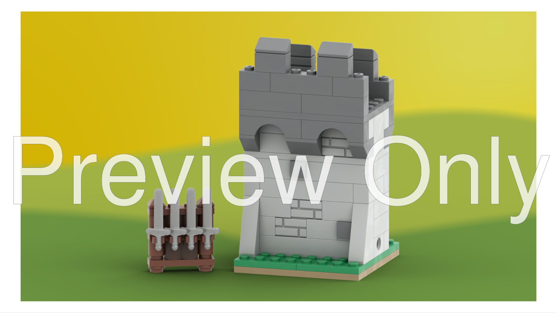 LEGO MOC Modular Medieval Walls Multipack by longjuansilver ...