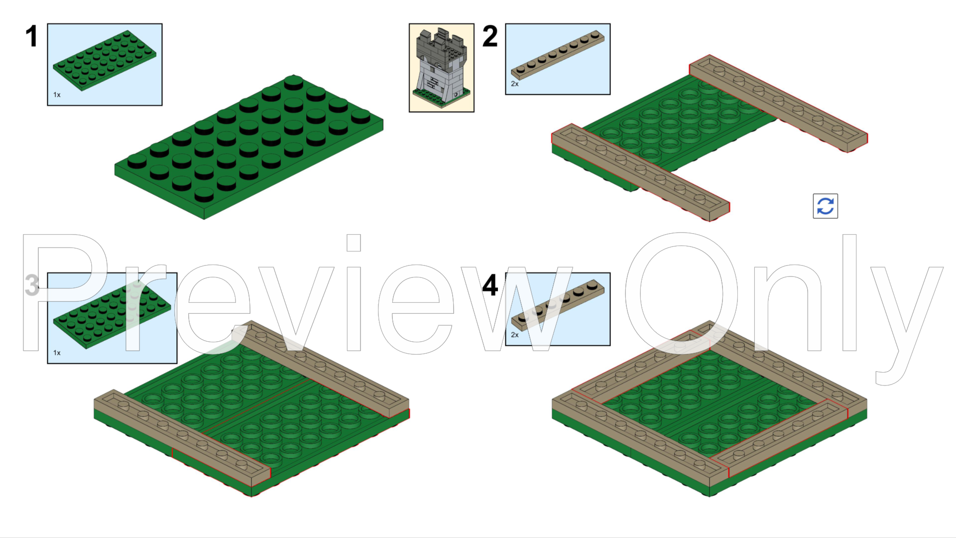 LEGO MOC Modular Medieval Walls Multipack by longjuansilver ...