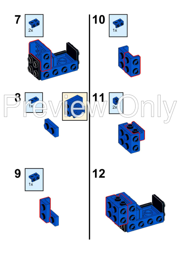 LEGO MOC Lucario Pokemon by tomtoms_design | Rebrickable - Build with LEGO