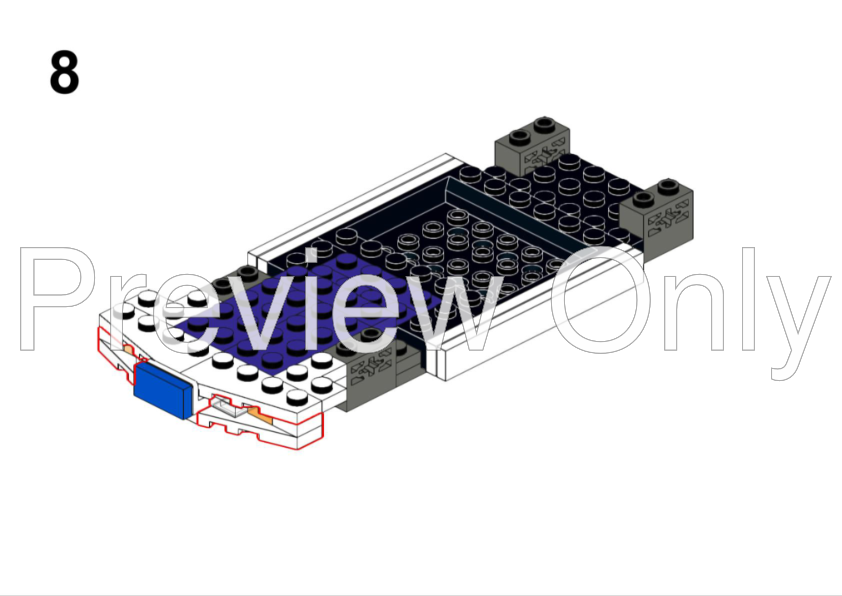 LEGO MOC Faceman - Corvette C4 by Double_U_Bricks | Rebrickable - Build ...