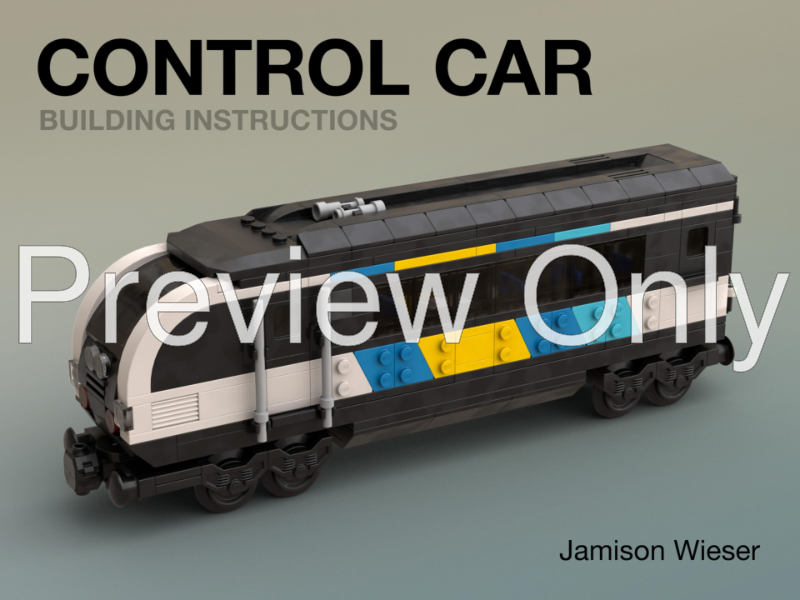 LEGO MOC Brightline Control Car by jamisonwieser | Rebrickable - Build ...